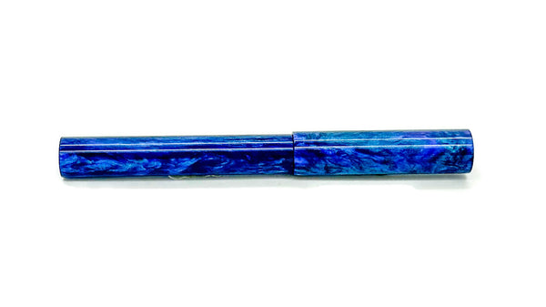Bespoke Fountain Pen | Mermaid Tears by Brooks | M13 - Signature Pen ...